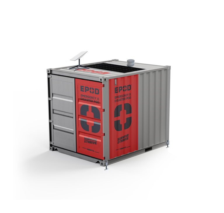 10FT Solar Emergency Pod: Supporting Isolated Communities in Disasters